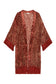 Heartbreaker Rust Devore Kimono | Little Lies